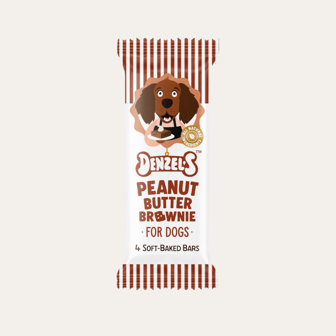 Vegan Peanut Butter Brownie Soft-Baked Bars – BARK Dog Shop